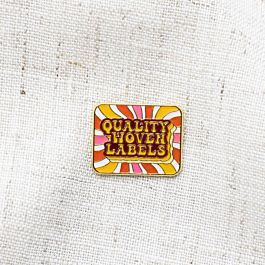 Custom Hard Enamel Pins — Polished | QWL
