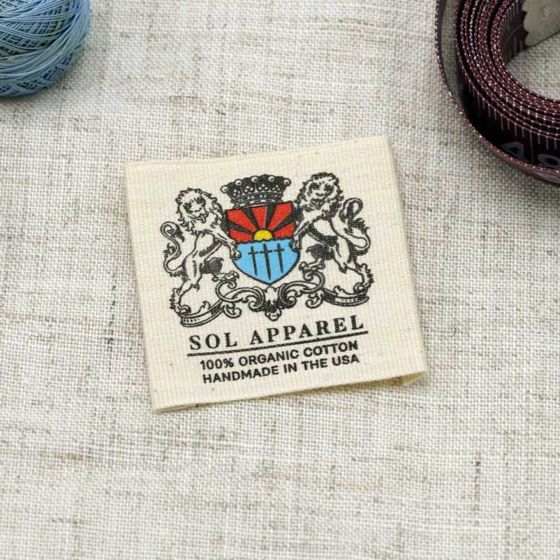 Custom Cotton Labels – Cotton Clothing Tags | Quality Woven Labels