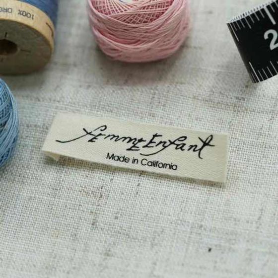 Cotton Printed Labels for Clothing | Quality Woven Labels - Quality ...